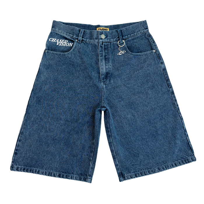 BLUE WASHED JORTS - CHASEDVISION